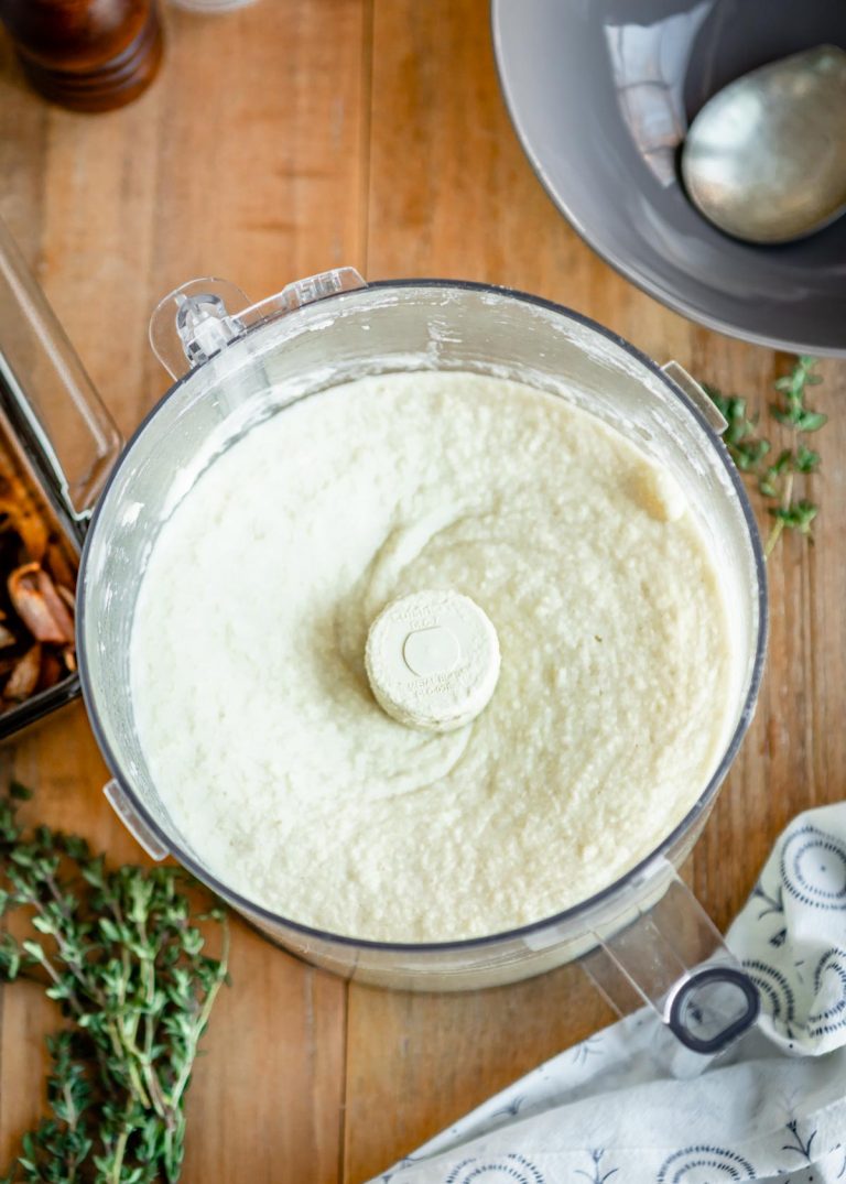 Celeriac Puree with Balsamic Roasted Shallots | Hello Veggie