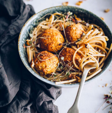 Kid-Approved + Freezer-Friendly Carrot Walnut Meatballs | Hello Veggie
