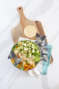 Chipotle Caesar Salad with Creamy Chipotle Caesar Dressing