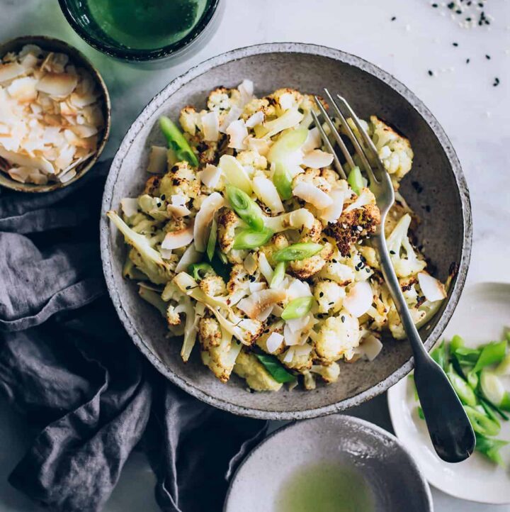 Roasted Cauliflower With Omega-3 Rich Algae Oil | Hello Veggie